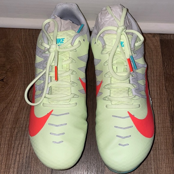 Nike | Shoes | Nike Size 7 Women Track And Field Cleats Neon Orange ...
